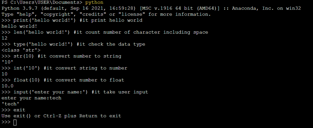 Python in 30 Days: Day 2 - Variables and Builtin Functions - Tech G